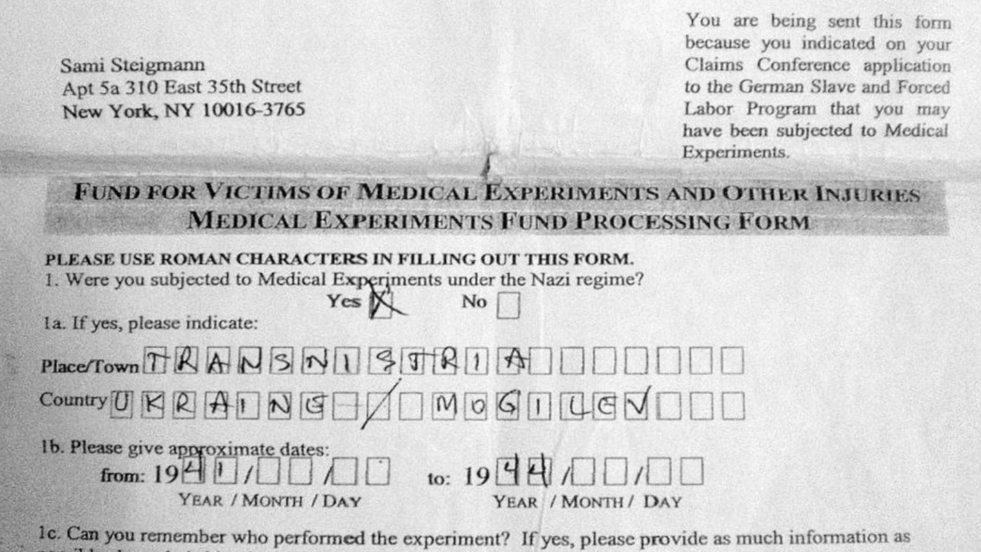 Medical experiments - The last survivors of the Holocaust : The last ...